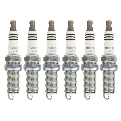NGK Ruthenium HX High Ignitability Spark Plug Set (6 Pieces) For LR2 ...