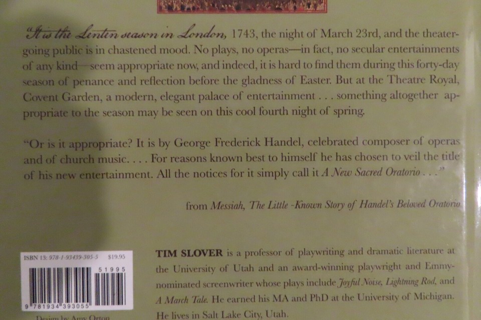 Messiah : The Little-Known Story of Handel's Beloved Oratorio by Tim ...