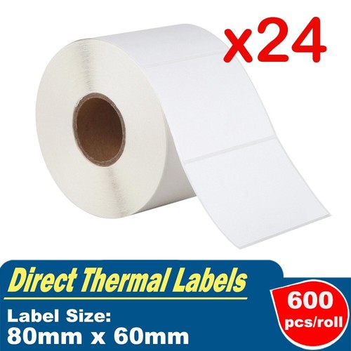 DIRECT THERMAL Labels Roll 80x60mm Fastway AUSPOST eParcel Shipping ...