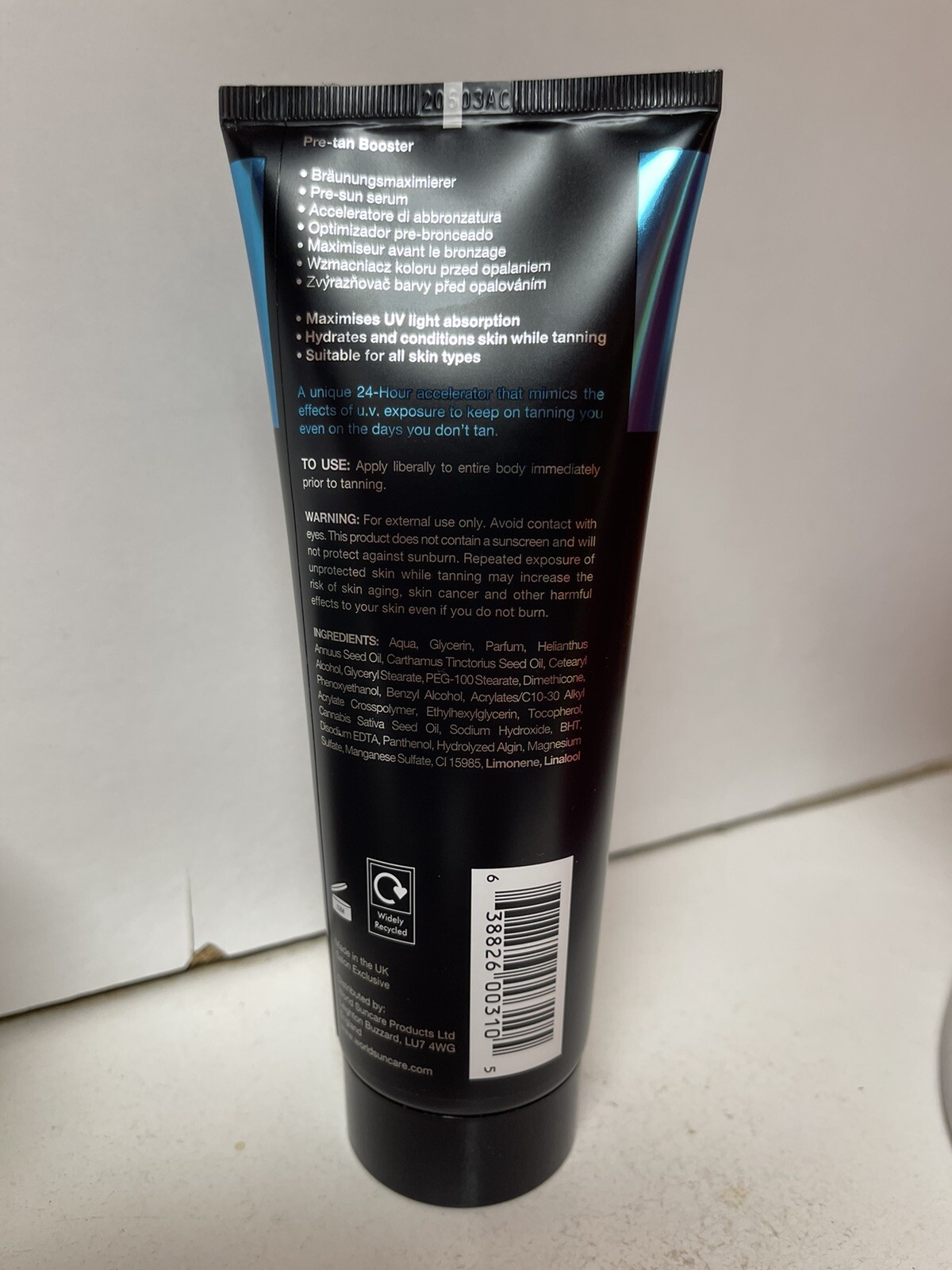 Power Tan Non Stop Black Hybrid (DHA Free) UV Sunbed Tanning ...