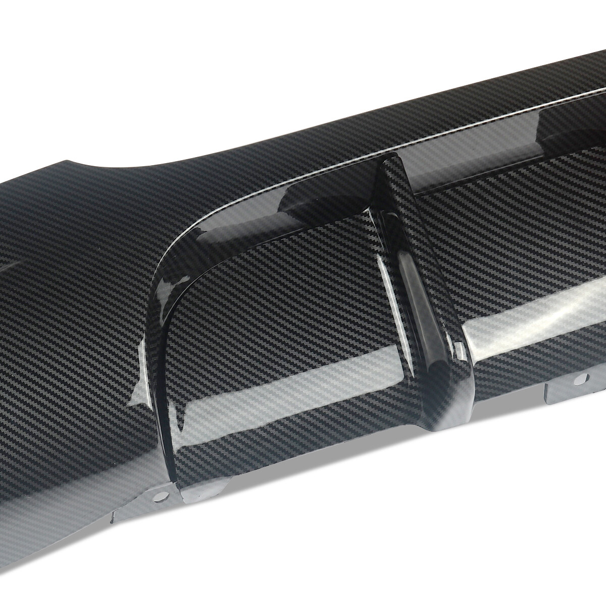 For BMW E90 325i 335i M Sport 2005-2012 F1 Style Rear Diffuser Carbon ...
