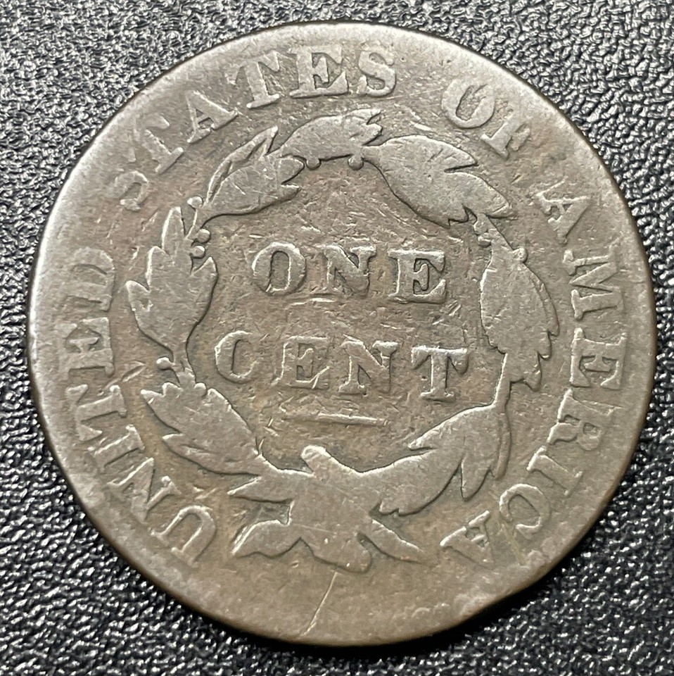 1822 Coronet Head Large Cent 1c Good Original Better Date Coin | eBay
