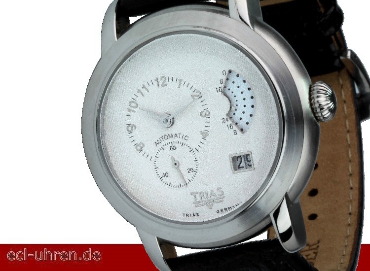 Trias Watches Automatic Watch with Two Time Displays Ø 41mm Men's Watch ...