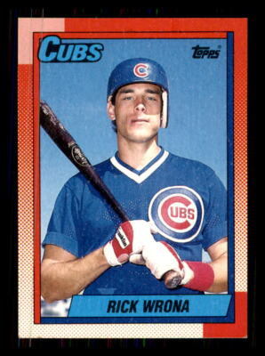 1990 Baseball Topps Rick Wrona Chicago Cubs #187 RC | eBay