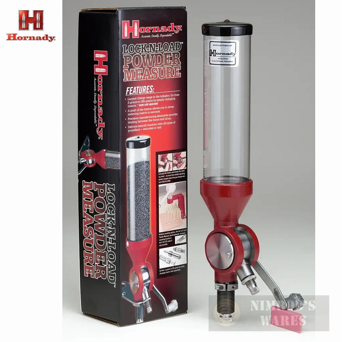Hornady Lock-N-Load POWDER MEASURE 0.5-265 gr Reloading 050069 FAST ...