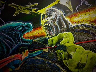 King Kong Vs Godzilla Vs Hulk