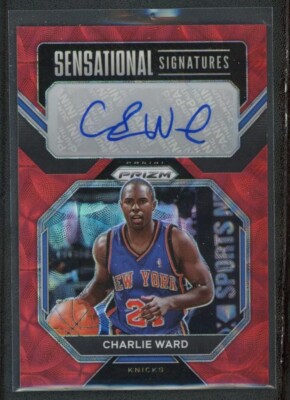 2022-23 CHARLIE WARD AUTO PANINI PRIZM SENSATIONAL SIGNATURES CHOICE ...