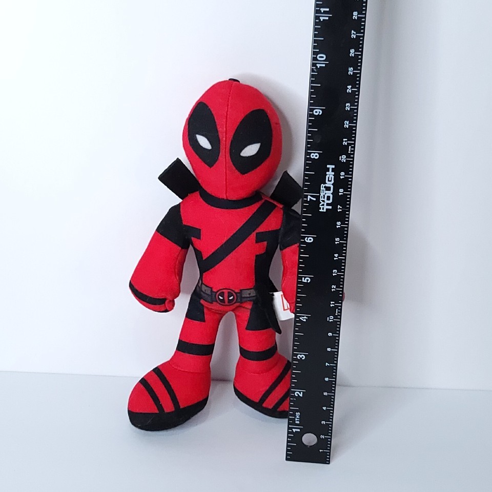 Marvel's Deadpool 9" Red Plush Stuffed Animal Avengers Red Black | eBay