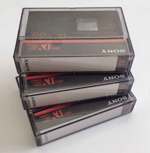 SONY DVM60 MiniDV Cassettes (x3) | eBay