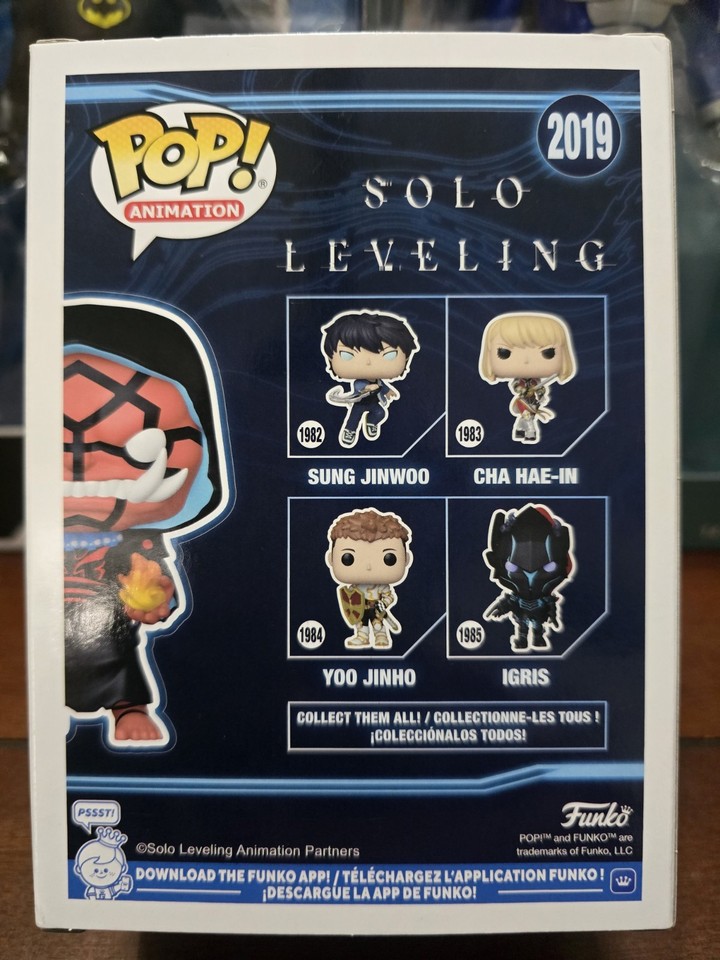 Funko Pop! Solo Leveling Tusk Vinyl Figure Glow-in-the-Dark Edition w ...