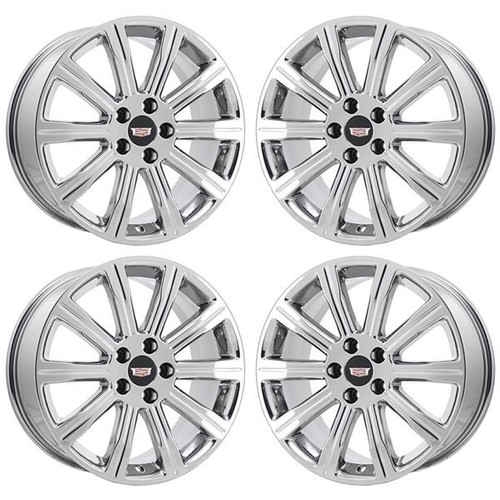 18" CADILLAC ATS PVD BRIGHT CHROME WHEELS-C RIMS FACTORY OEM 4705 (F ...