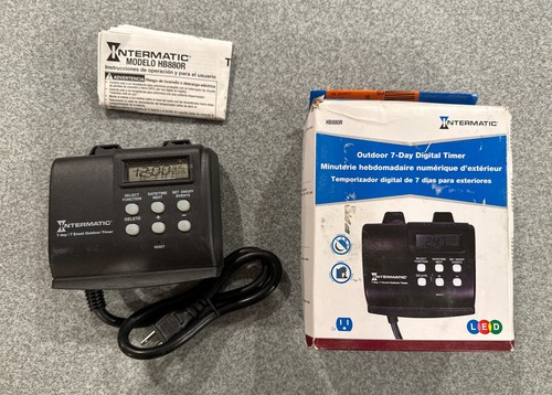 INTERMATIC HB880R Outdoor Digital Timer for Control of Lights New ...