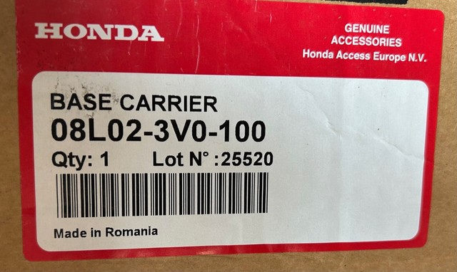 Genuine Honda Roof Carrier 08L02-3V0-100 for sale online | eBay