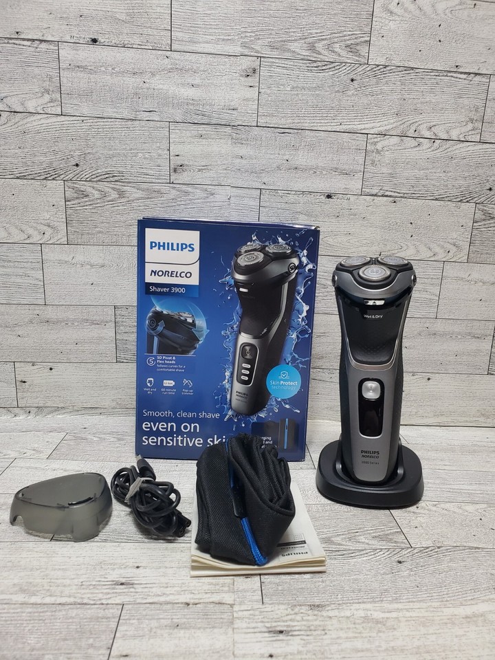 Philips Norelco Shaver 3900, Rechargeable Wet & Dry Electric Shaver for ...