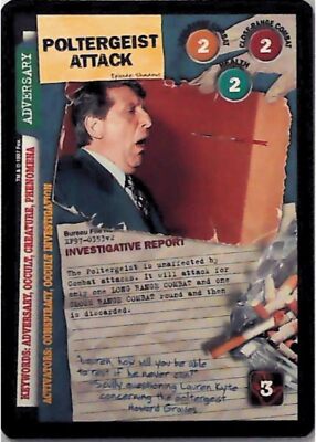 X-Files CCG Poltergeist Attack XF97-0353v2 | eBay
