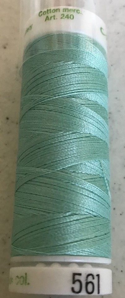 METTLER 60W FINE MACHINE EMBROIDERY THREAD MERCERIZED COTTON-219 YD ...