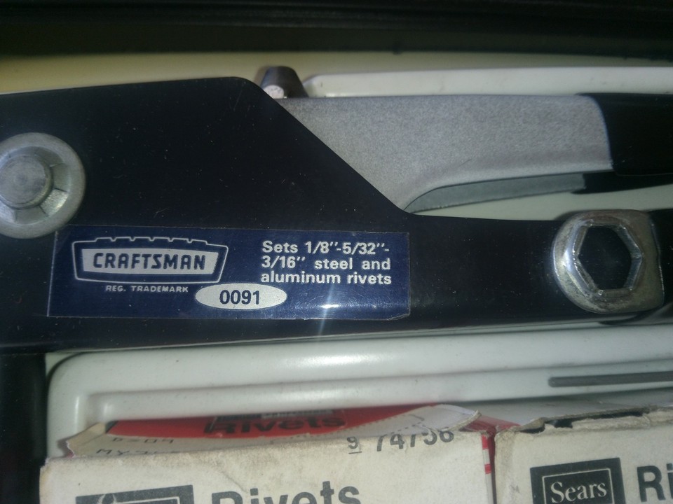 Sears Craftsman Heavy Duty Right Angle Riveter Pop Rivet Gun | eBay
