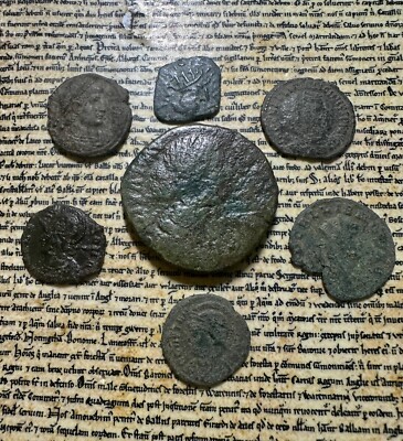 7 Uk Found Roman Bronze Coins Dating To 1st To 4th Centuries | eBay UK