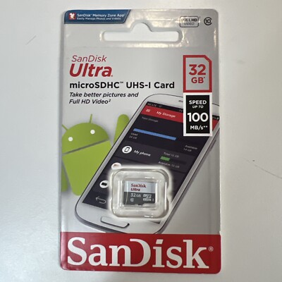 SanDisk Micro SD Card Ultra Memory 32GB Class 10 TF SDHC UHS-I | eBay ...