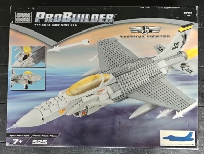 Mega Bloks Pro Builder Tactical Fighter Plane #9764, NIB, Sealed 2002 ...
