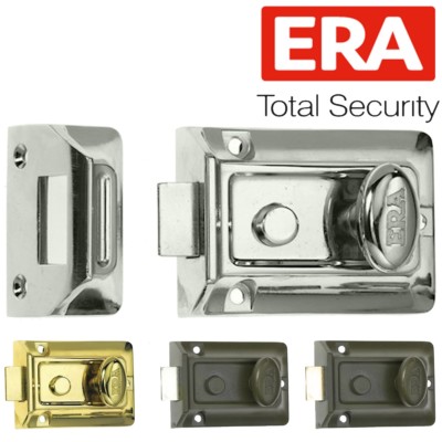 HIGH SECURITY 60mm ERA NIGHT LATCH DOOR LOCKS Lockcase Rim Cylinder ...