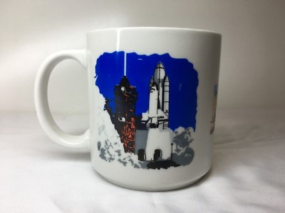 Vintage SPACE SHUTTLE MUG NASA 80s Columbia Challenger Discovery ...