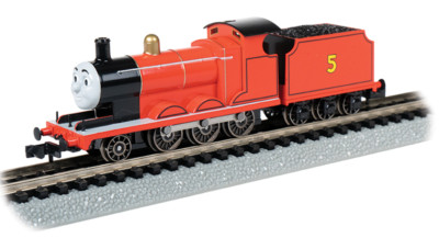 Bachmann 58793 N Scale Thomas and Friends James the Red Engine #5 ...