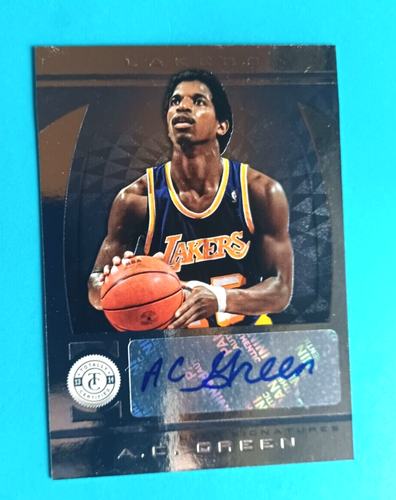2013-14 PANINI TOTALLY CERTIFIED AC GREEN #49 AUTOGRAPH LOS ANGELES ...