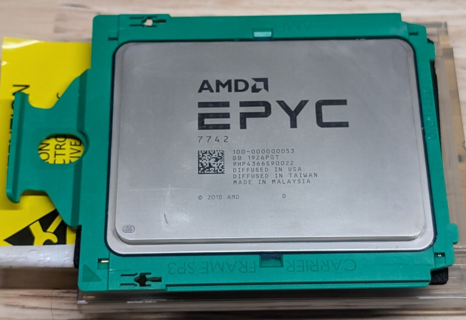 AMD EPYC 7742 64 core 128 thread 2.25ghz 225w cpu processor No vender ...