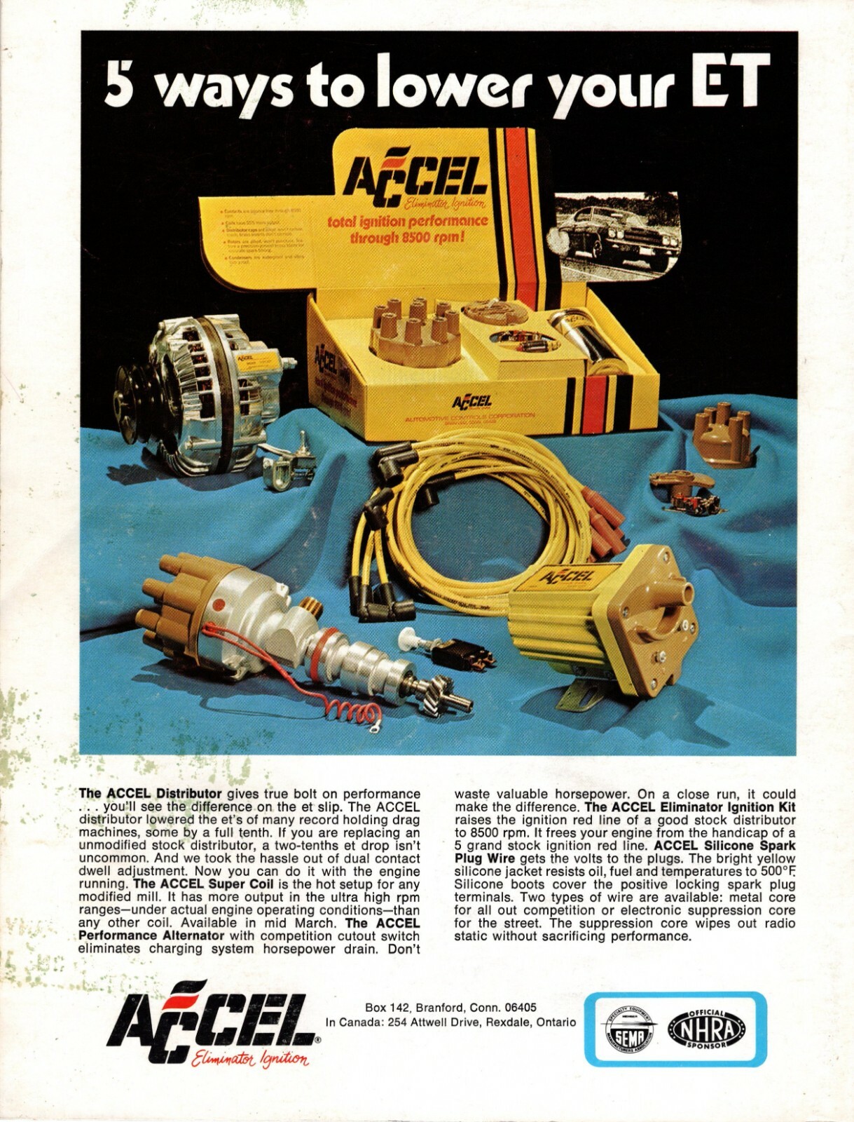 1972 NHRA Nationals Program Indianapolis McCulloch Beck Allen | eBay