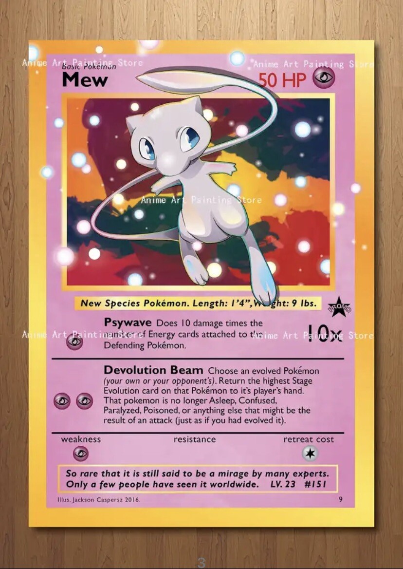 Pokemon Mew Art