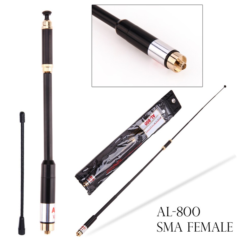 Walkie Talkie Antenna Portable SMA Female Antenna for Kenwood Baofeng ...