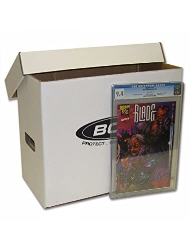Graded Comic Book Box - 5ct | Durable White Corrugated Paper | Fits CGC ...