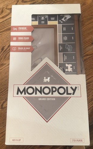 Monopoly Grand Edition – Brand New Sealed – Wood Frame | eBay