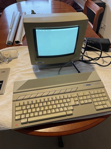 Atari St 520 ST Computer with Monitor and disk drives | eBay UK