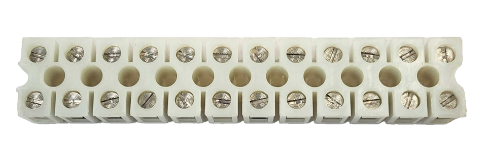 12 Pole Heavy Duty Terminal Block - 50A 600V - Marathon Spec Products ...