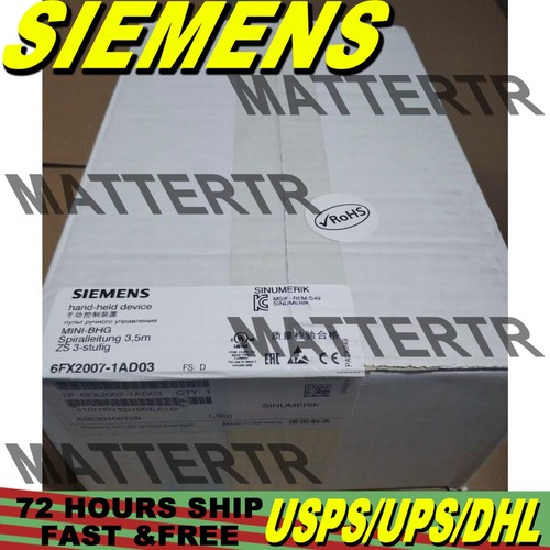 New Siemens 6FX2007-1AD03 Mini Handheld Unit 2.1 m Spiral Cable 6FX2 ...