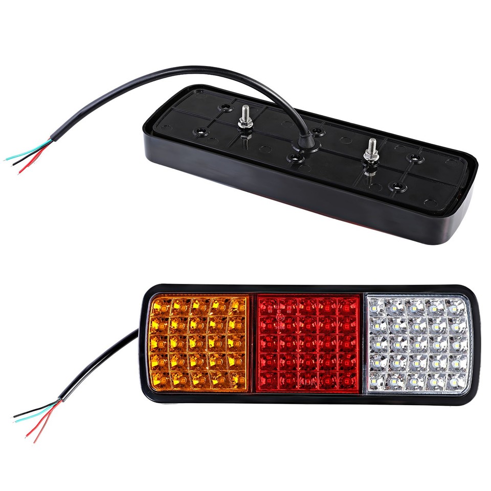 2 X 75 LED Tail Lights Stop Reverse Indicator 12V Ute Trailer Caravan ...