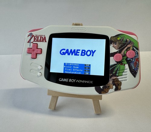 GameBoy Advance Zelda Shell - Upgraded Screen, Battery & Speaker | eBay