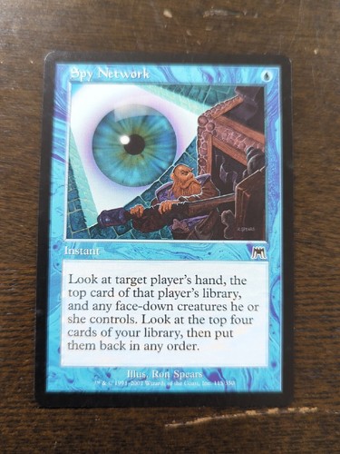MTG Spy Network Onslaught Magic the Gathering | eBay