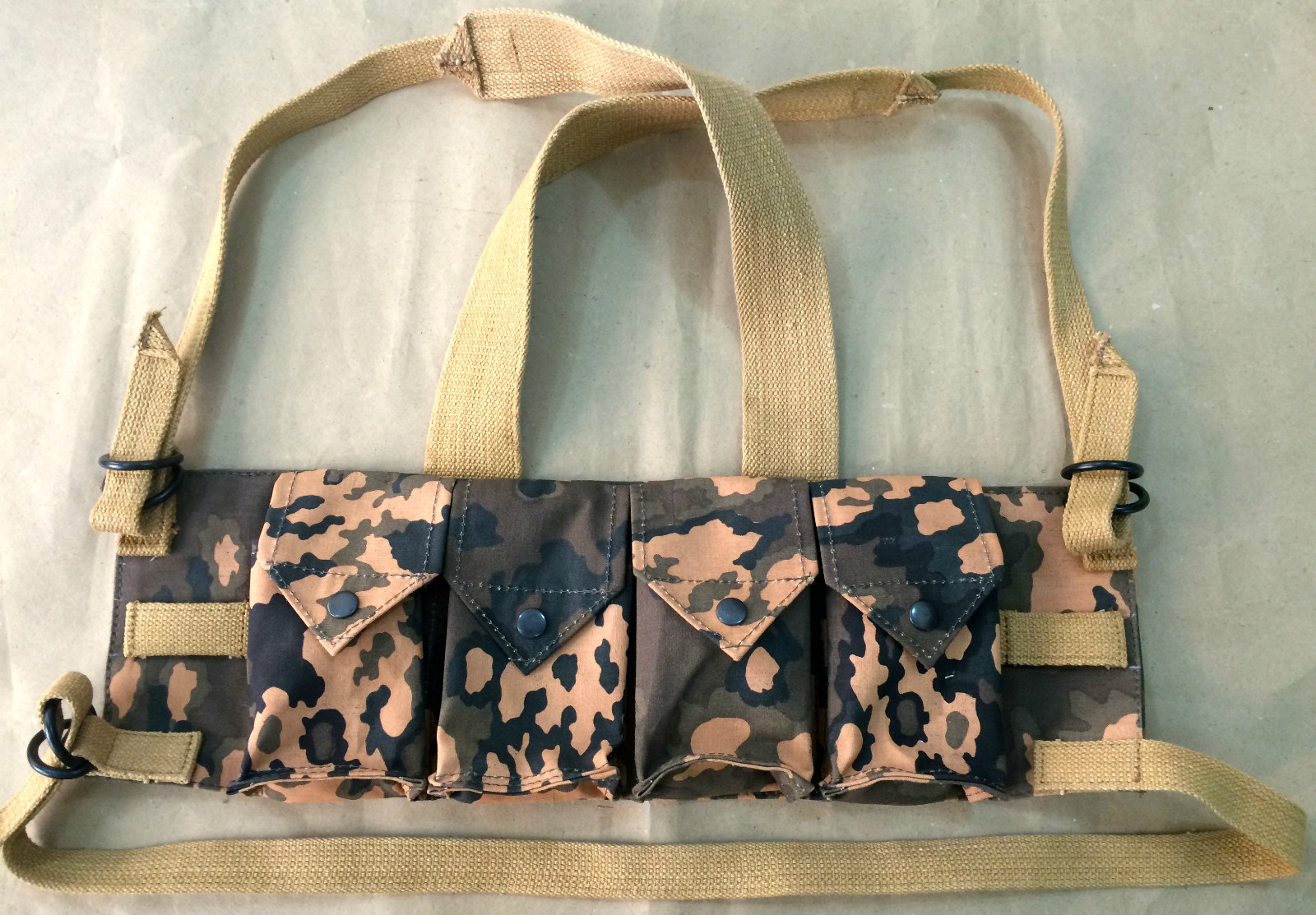 Fereday and Sons Rhodesian style canvas chest rig repro. In Waffen SS ...