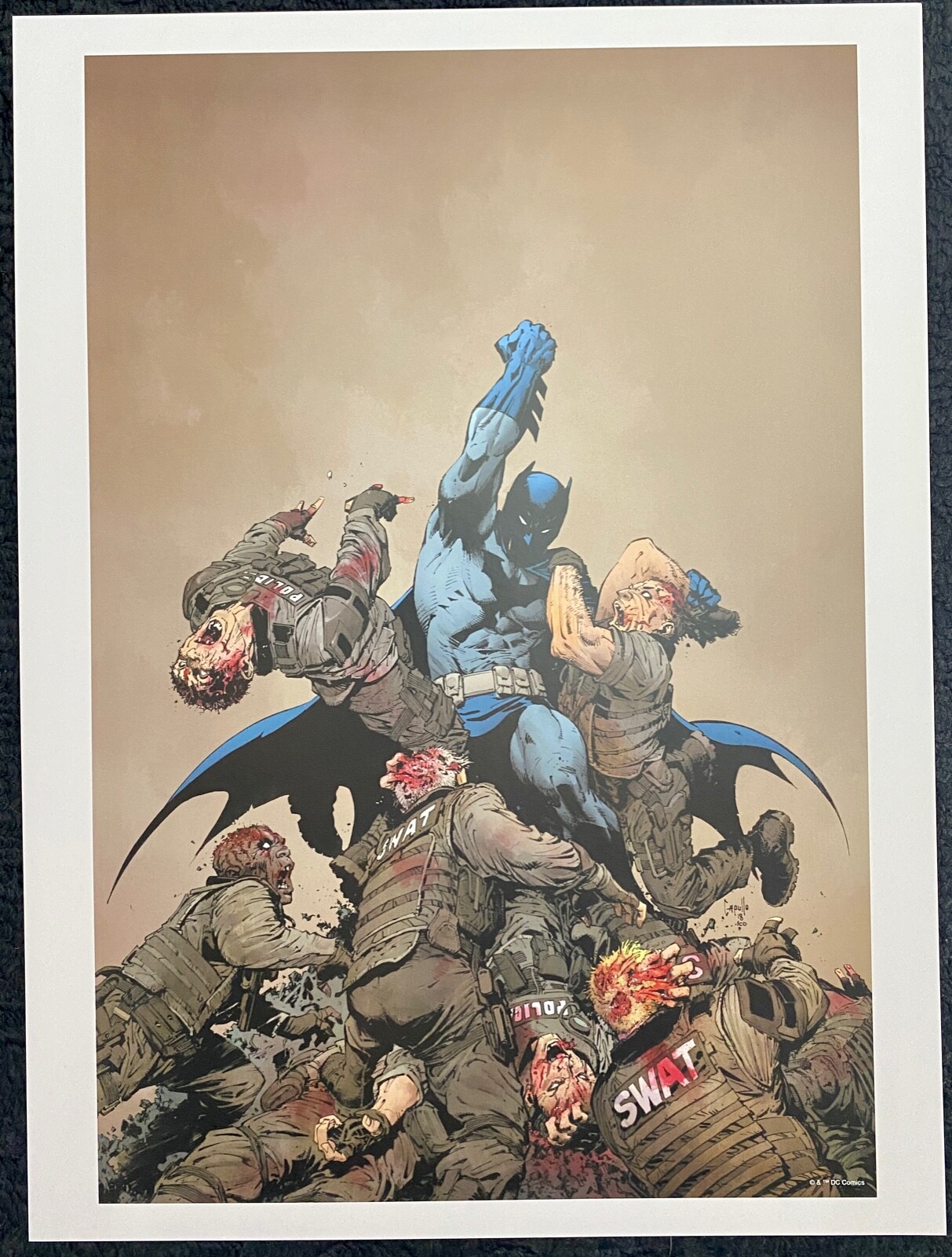 Batman vs.SWAT Police by Greg Capullo DC Comics Poster | eBay