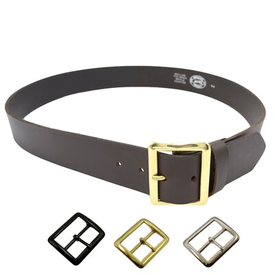 Jay-Pee 1.75" Brown Leather Garrison Belt Corrections Police Work ...