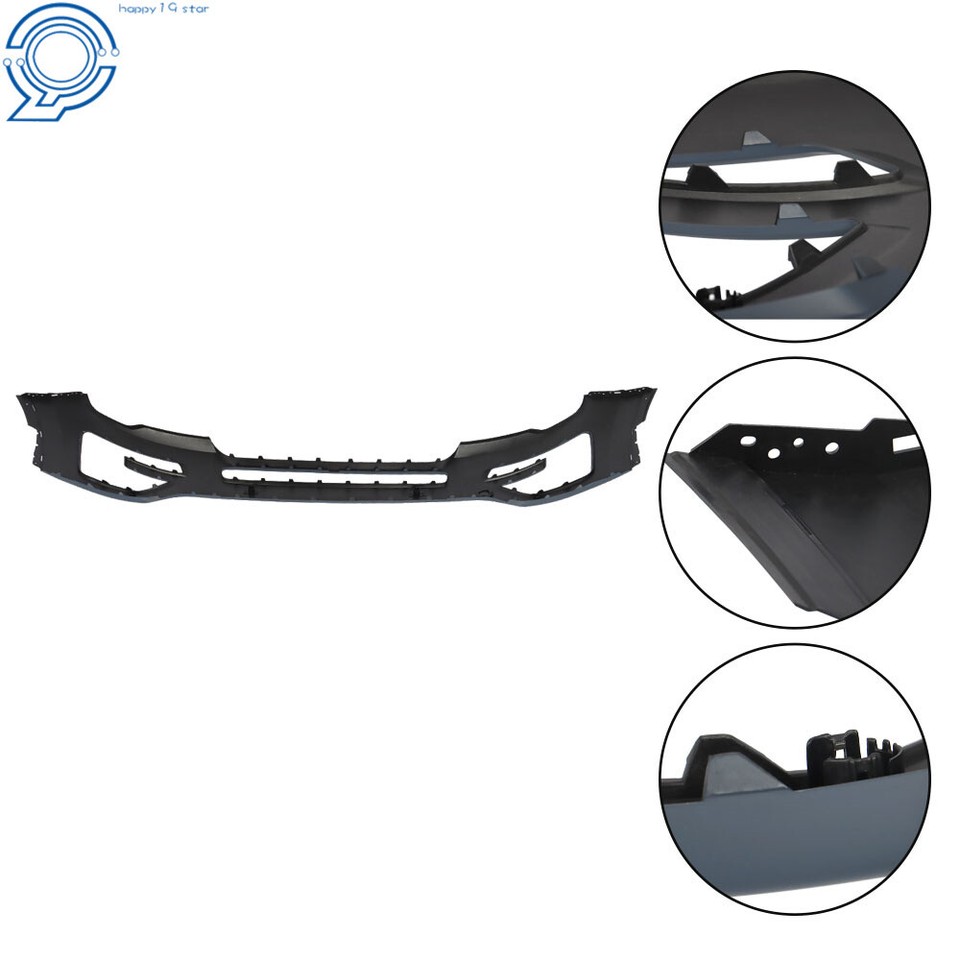 Front Bumper Cover With 4 Park Sensor Holes For 2016-17 Ford Explorer ...
