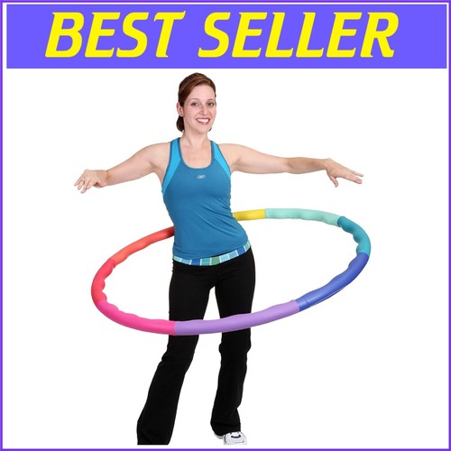 Fun Rainbow Colors Weighted Hula Hoop - 4 lb Fitness Tool for Adults | eBay