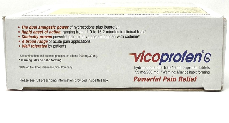 Vintage Rare Vicodin Vicoprofen hydrocodone desk clock - Tested And ...