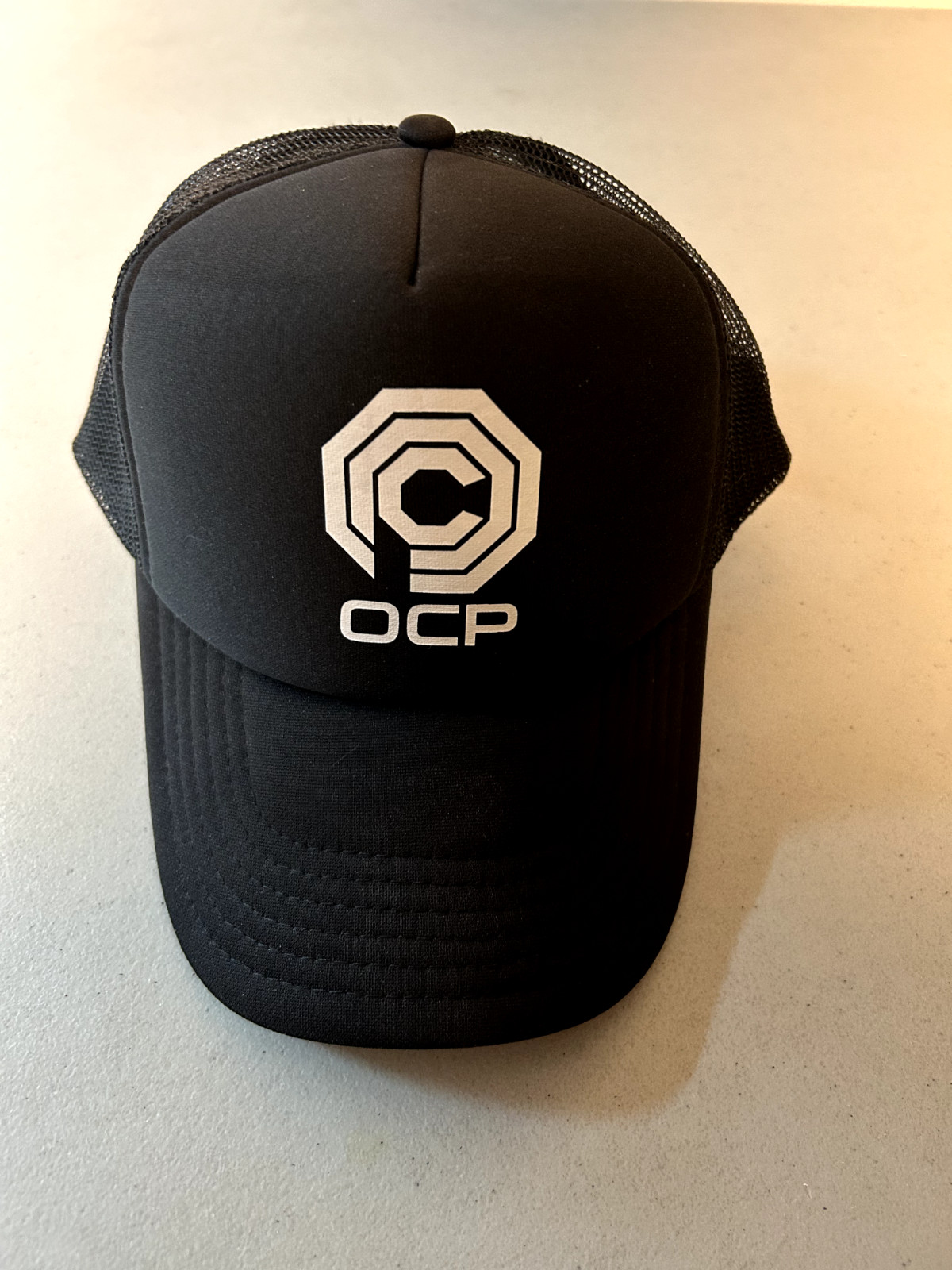 RoboCop 80s Retro Movie Omni Corp OCP Logo Black Snap… - Gem