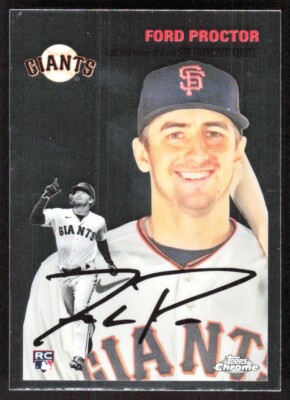 2023 2320D Topps Chrome Platinum Anniversary Ford Proctor Rookie San ...