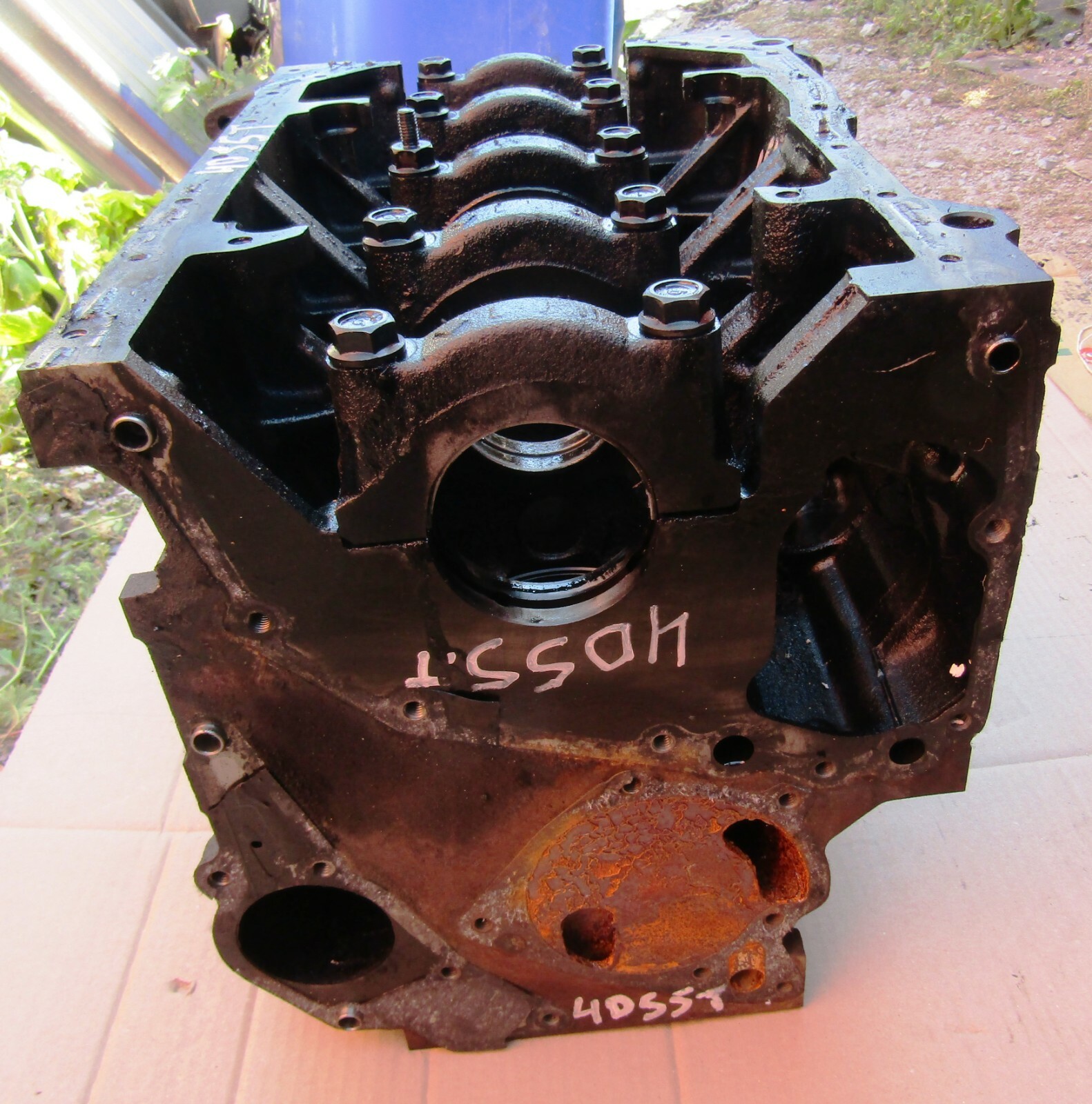 Mitsubishi Engine 4D55-T 2,3cc OHC 8V bare engine block empty STD used ...