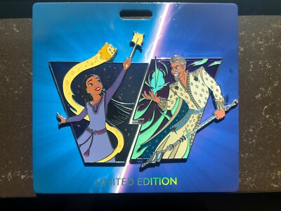 D23 2024 Disney Pin MOG WDI Heroes Vs Villains Asha vs Magnifico Wish ...